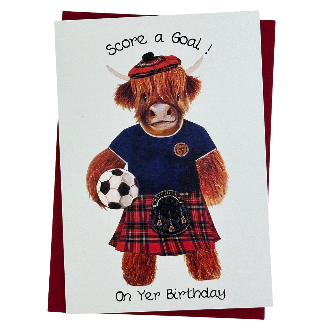 Wee Wishes Score a Goal Card | Little Thistle – Little Thistle Gift Shop