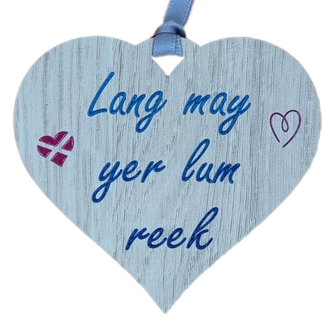 LT creations Lum Reek Hanging Heart New | Little Thistle – Little Thistle Gift Shop