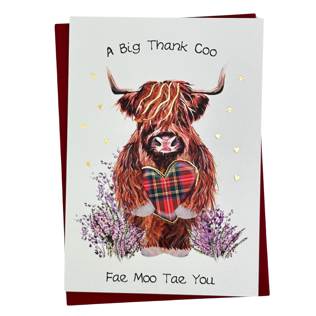Wee Wishes A Big Thank Coo Card | Little Thistle – Little Thistle Gift Shop