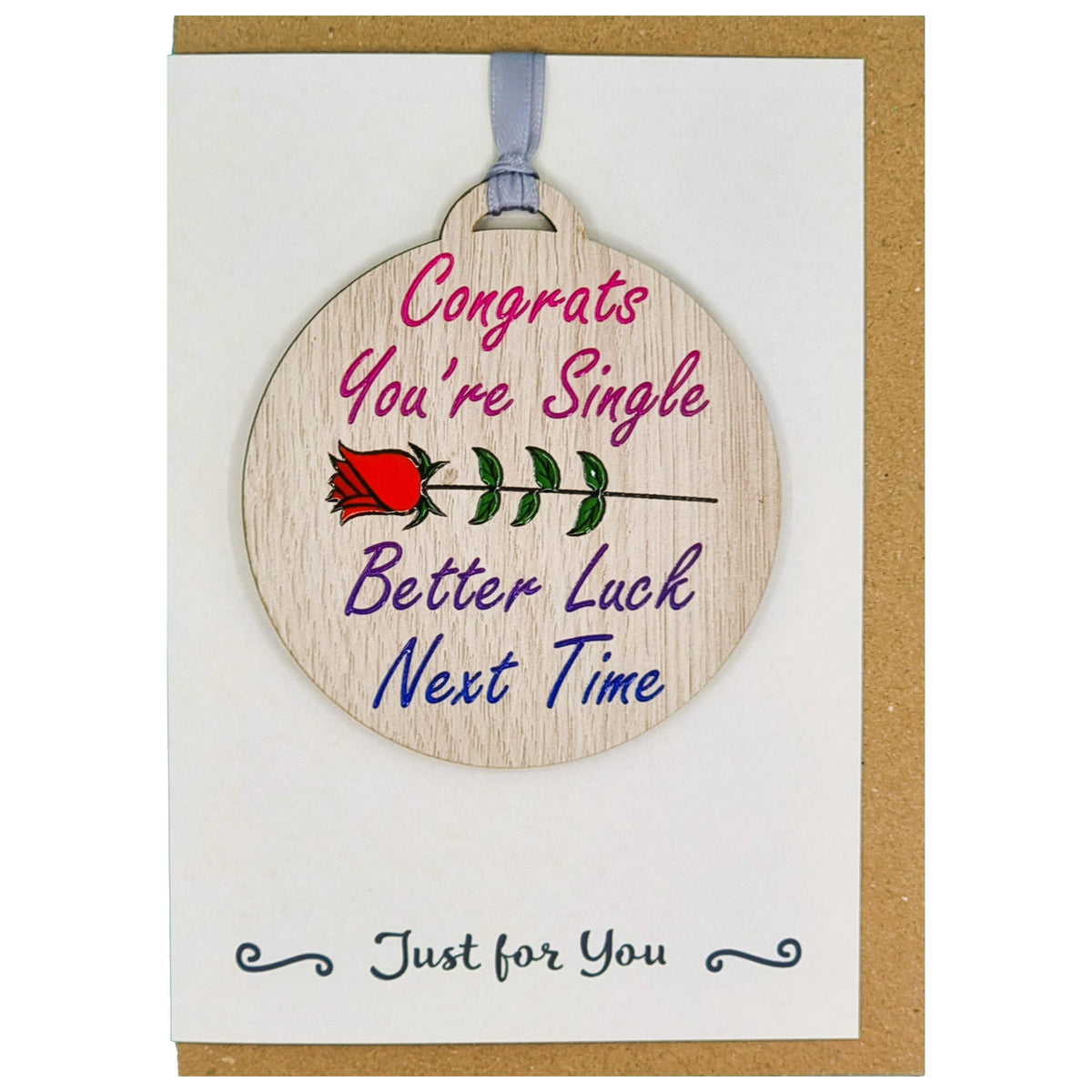 LT Creations - Congrats You're Single Card with Gift – Little Thistle ...