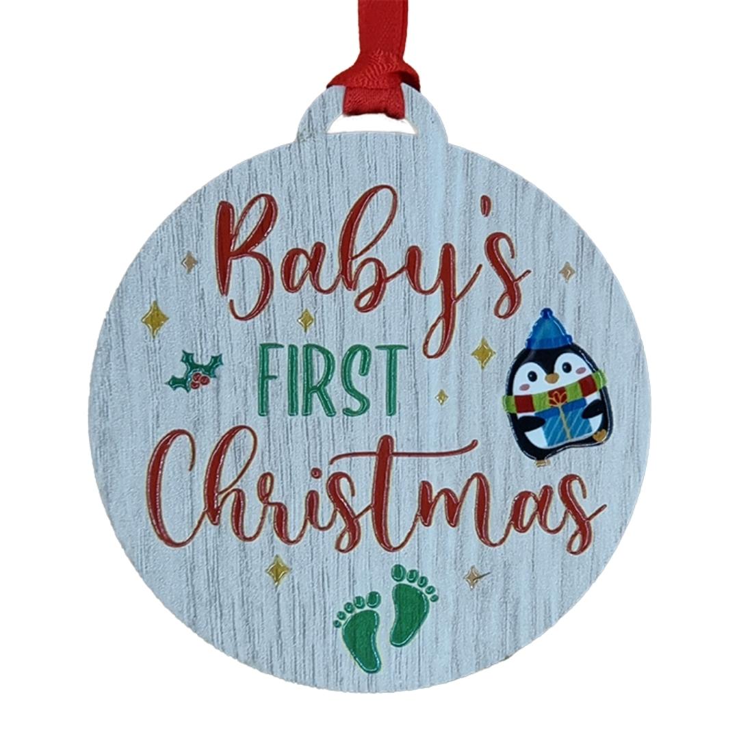 LT Creations Babys First Christmas Colourful Hanger New | Little ...