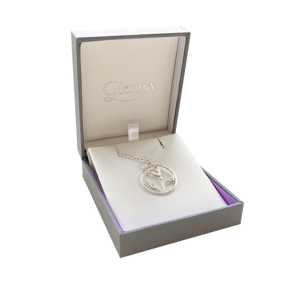 Crocus silver pendant medium| Glenna Jewellery Scotland – Little ...