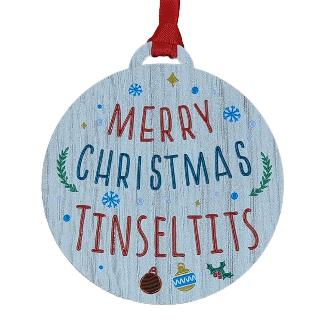 LT Creations Merry Christmas Tinseltits Colourful Christmas Hanger New ...