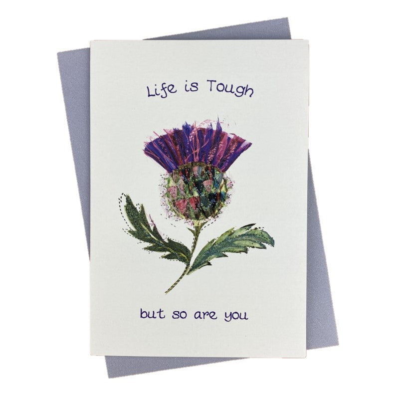 Embroidered Originals Life is Tough Card New | Little Thistle – Little ...
